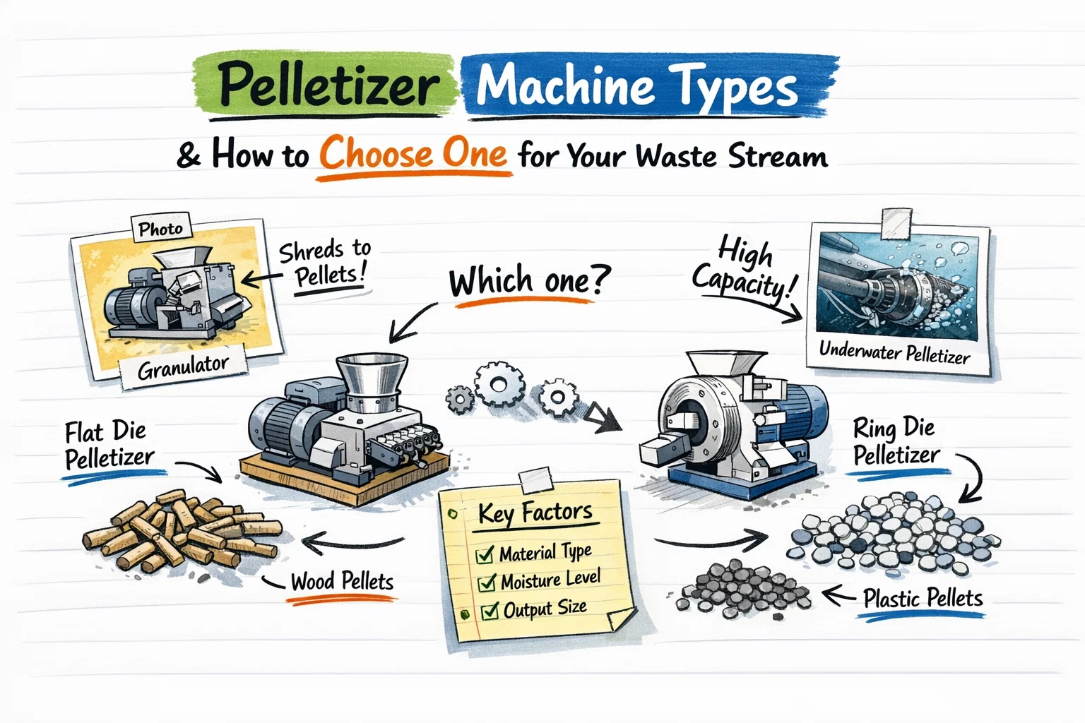 Pelletizer Machine Types & How to Choose One for Your Waste Stream ...